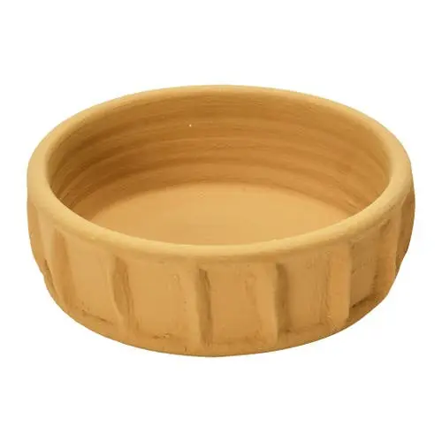 STORIED HOME Decorative Terra-cotta Bowl - Brown