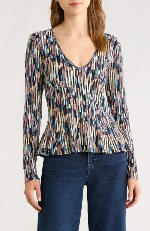 Ulla Johnson Rosalia Space Dye Cotton Knit Top