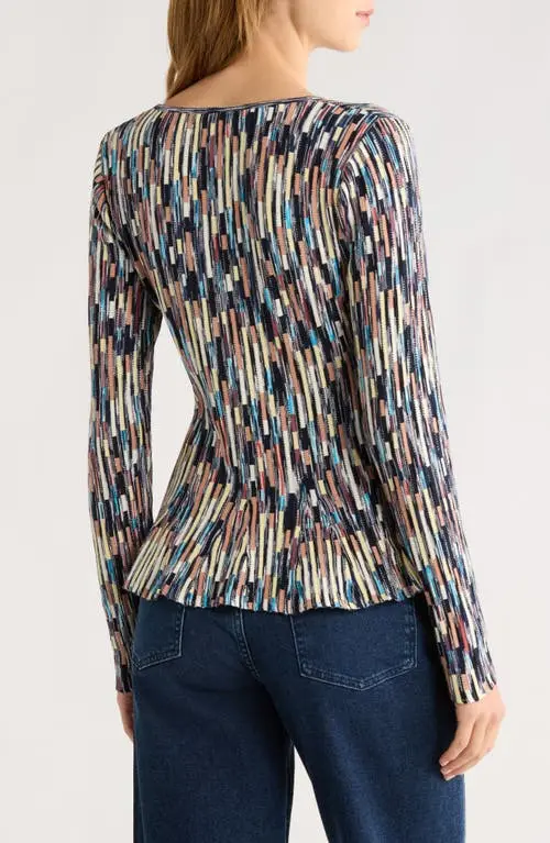 Ulla Johnson Rosalia Space Dye Cotton Knit Top