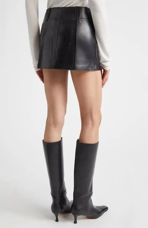 STAND STUDIO Jayda Leather Miniskirt