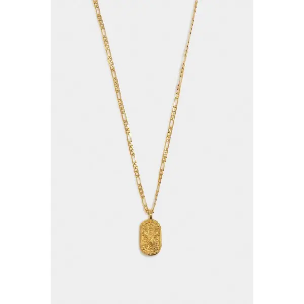 KATIE LOXTON Taurus Zodiac Necklace - Gold