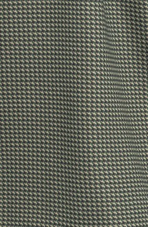 CON.STRUCT Houndstooth Shirt Jacket - Olive