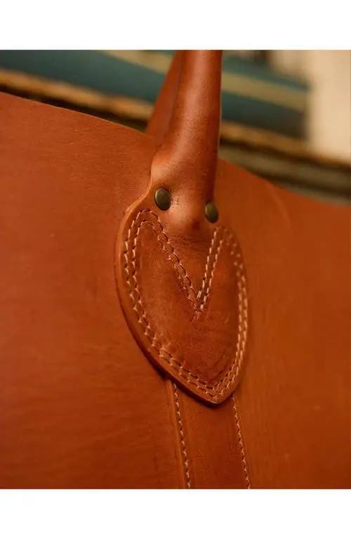 FORTELA Port Calf Leather Bag - Camel