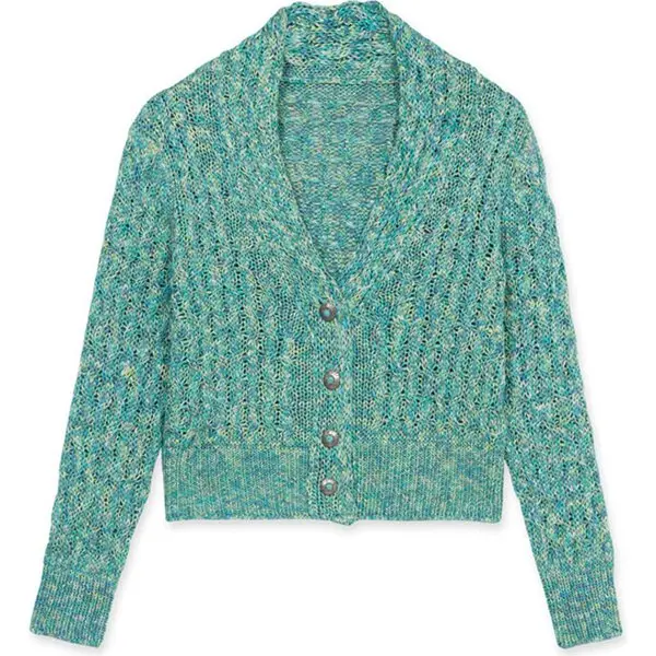 FORTELA Lola Knit Cardigan - Turquoise