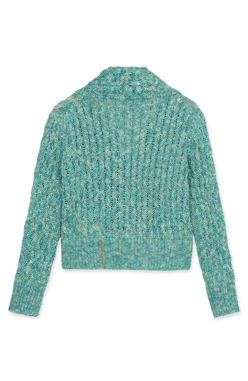 FORTELA Lola Knit Cardigan - Turquoise