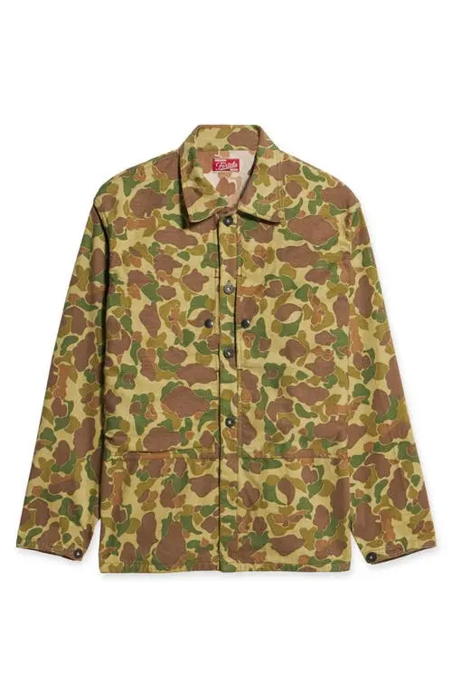 FORTELA Frog Cotton Camouflage Overshirt