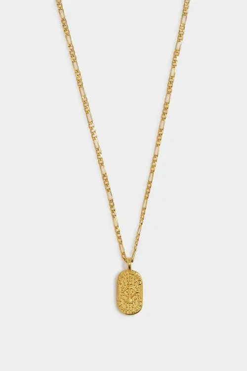 KATIE LOXTON Sagittarius Zodiac Pendant Necklace - Gold