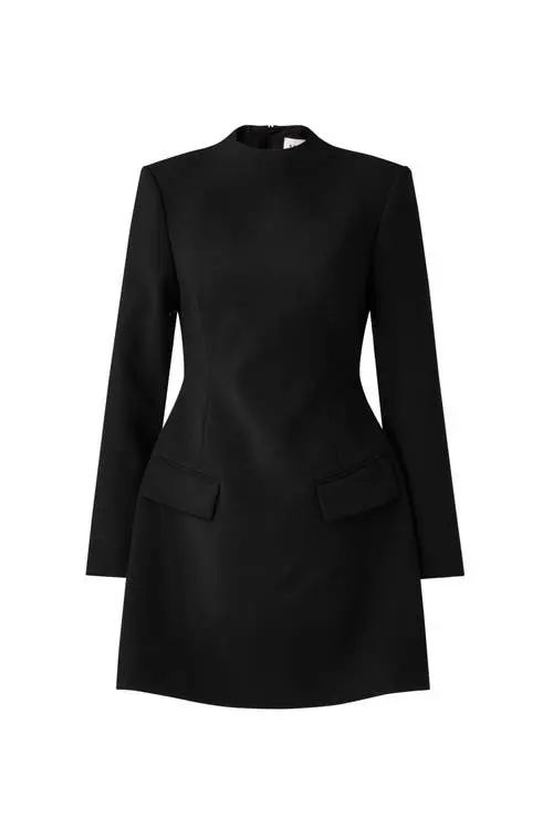 MALINA Leanna High Neck Mini Dress