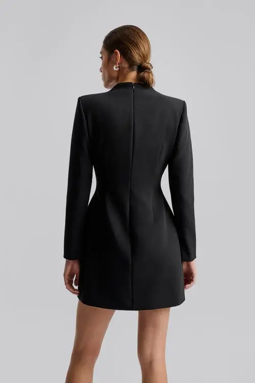 MALINA Leanna High Neck Mini Dress