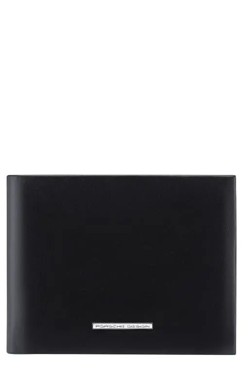 Porsche Design Classic Leather Rfid Bifold Wallet - Black