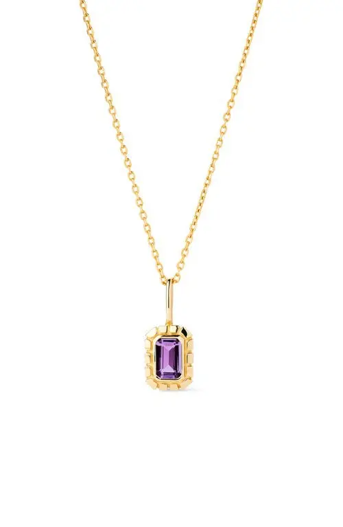 ANA LUISA Heirloom Charm Necklace - Pink Amethyst