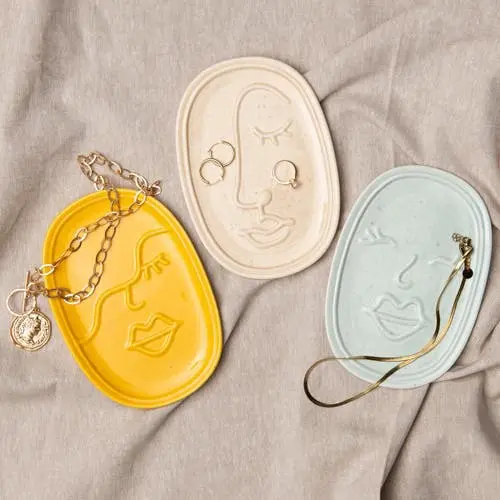 TOTALEE GIFT Face Catch All Ceramic