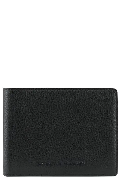 Porsche Design Roadster Business Leather Bifold Wallet - Black