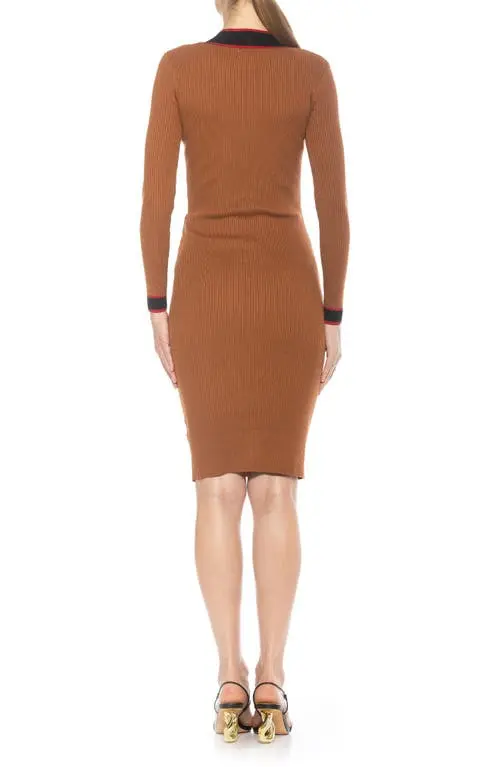 ALEXIA ADMOR Janet Knit Dress - Camel