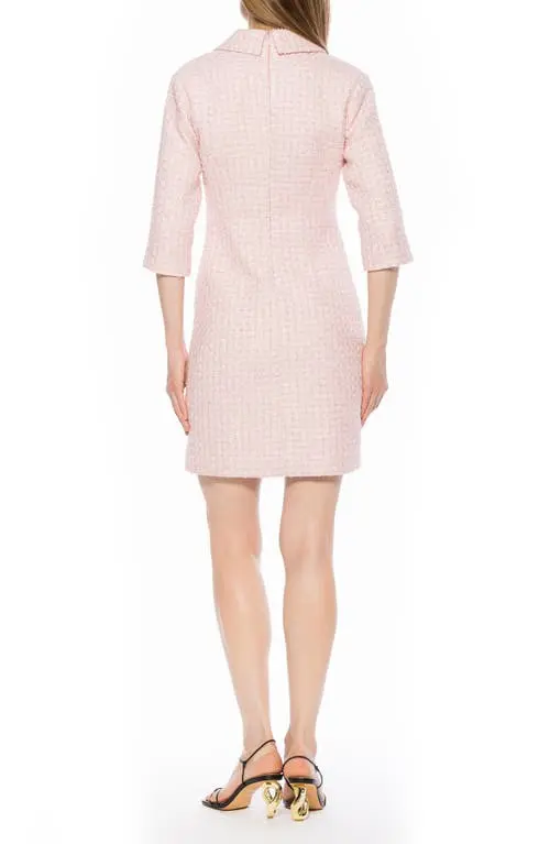 ALEXIA ADMOR Isolde Tweed Button-down Mini Dress