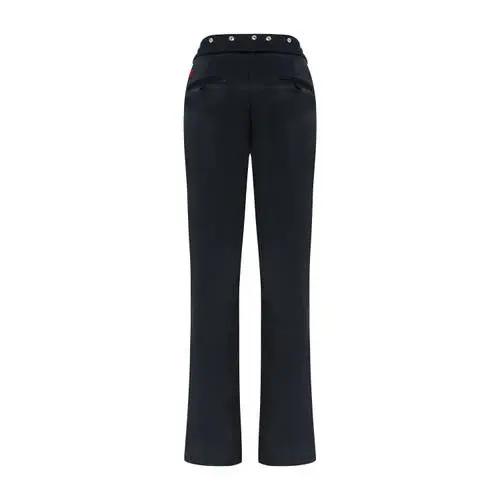 PCFG Woven Pant With Metal Button - Black