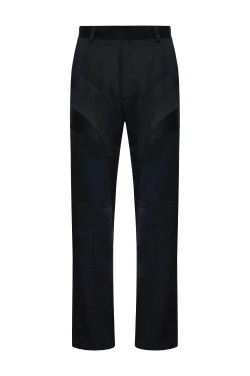 PCFG Shiny Woven Regular Fit Trousers - Black