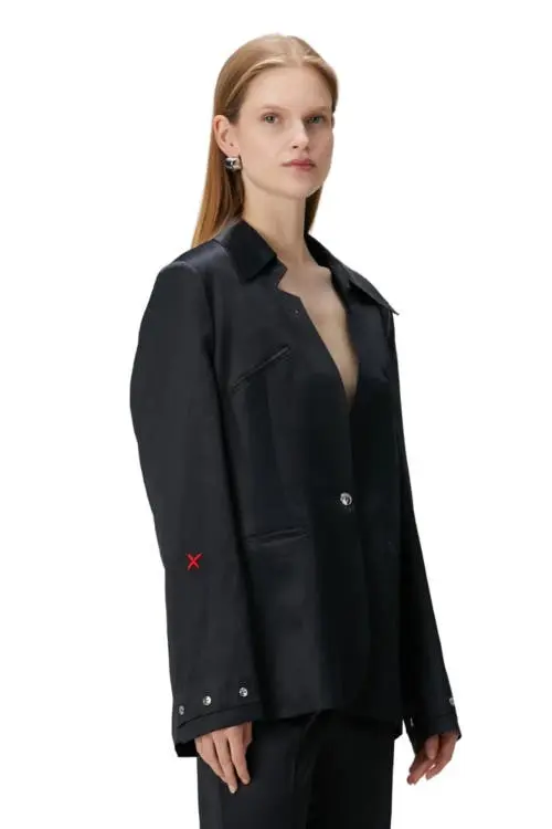 PCFG Linen Blend Woven Jacket