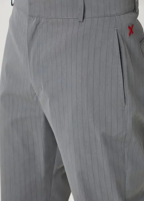 PCFG Striped Cotton Blend Casual Pants