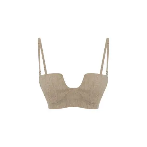 PCFG Linen Bra - Beige