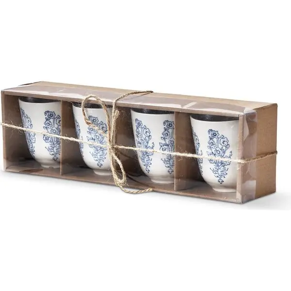 TAG Cote Tea Cup Set Of 4 Ceramic Drinkware
