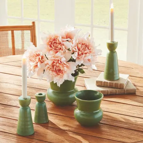 NAPA HOME & GARDEN Libbey Taper Candle Holders