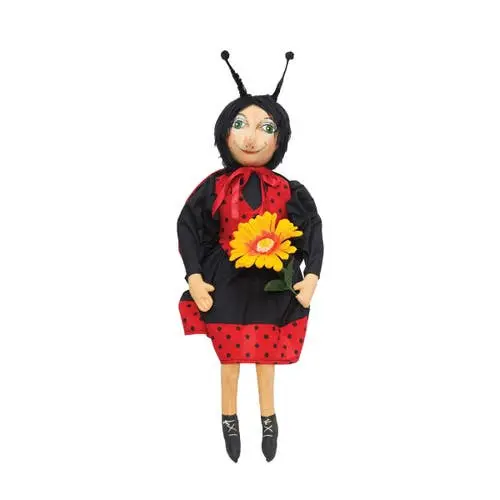 GALLERIE II Lucinda Ladybug Figurine - Black