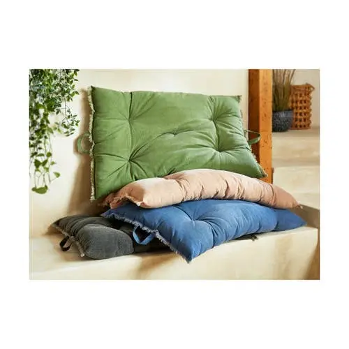 TAG Cotton Yarn Dyed Stone Wash Decorative Throw Pillow