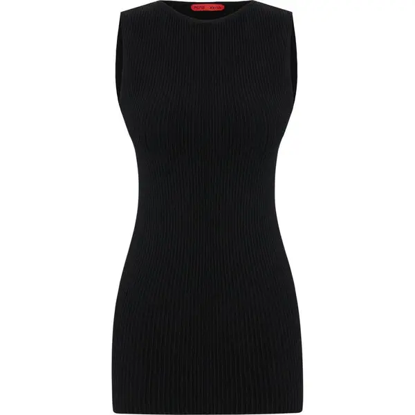 PCFG Ribbed Knit Sleeveless Tank Top