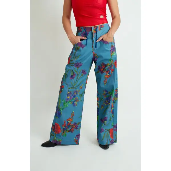 FLORENCIA DAVALOS Lulu Floral Print Pant