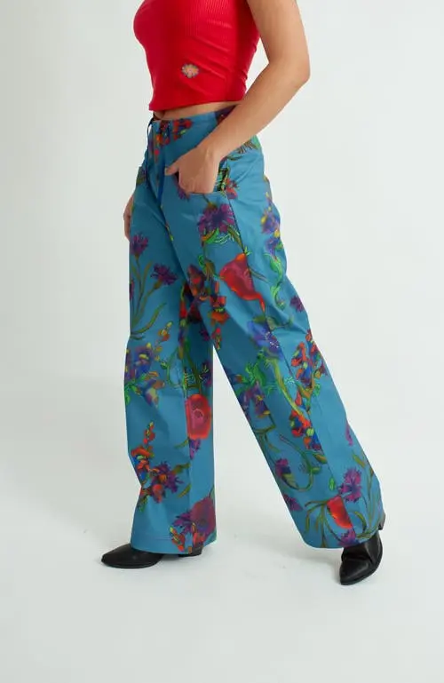 FLORENCIA DAVALOS Lulu Floral Print Pant