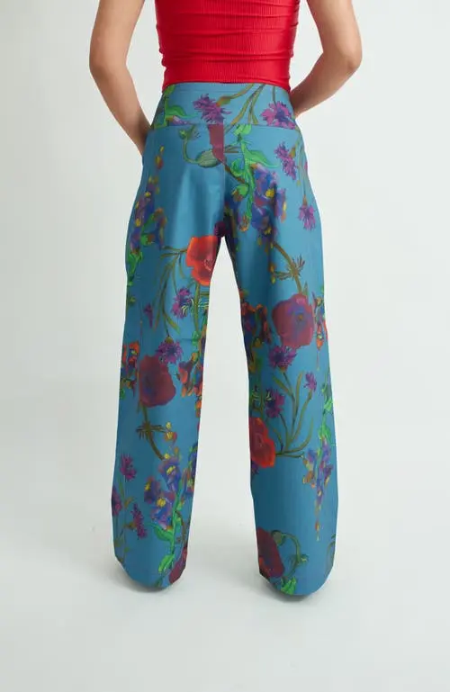 FLORENCIA DAVALOS Lulu Floral Print Pant