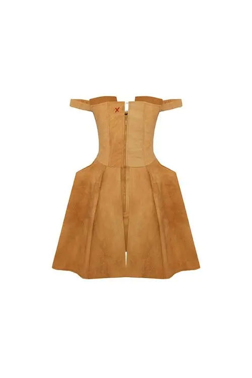 PCFG Corset Dress - Beige