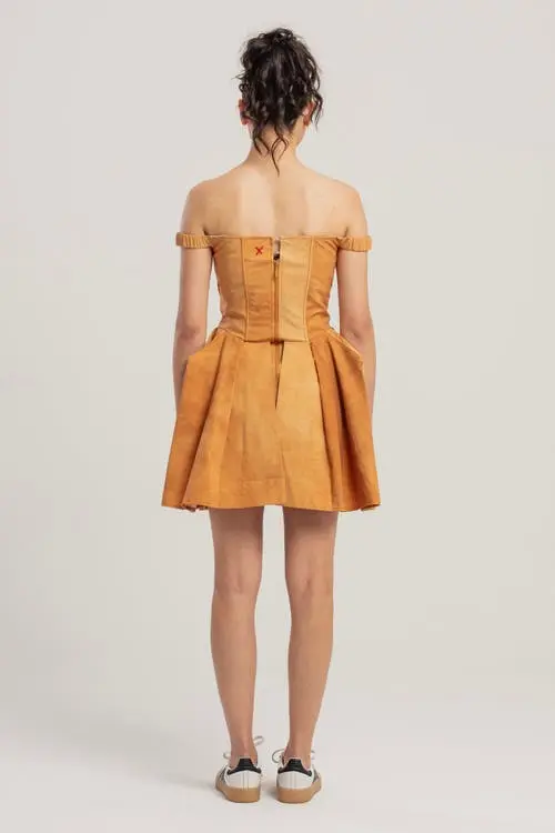 PCFG Corset Dress - Beige