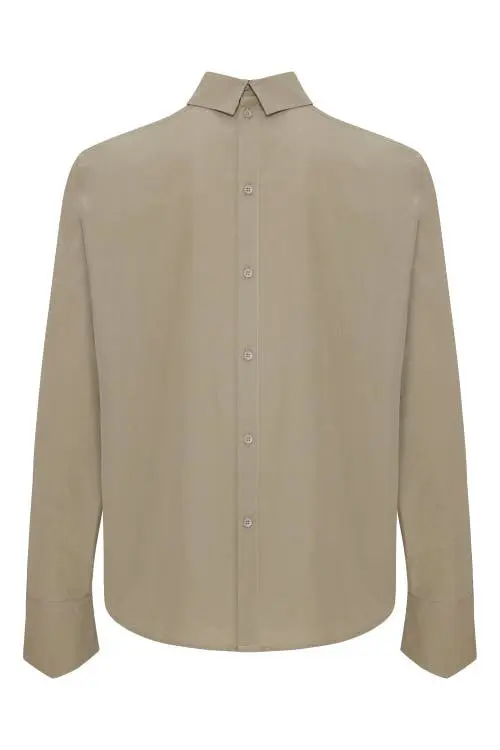 PCFG Pure Cotton Woven Shirt Fit Patch - Beige