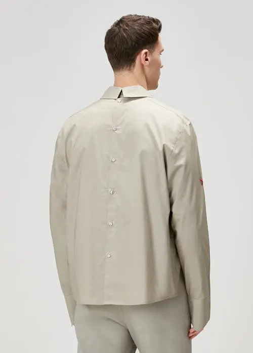 PCFG Pure Cotton Woven Shirt Fit Patch - Beige