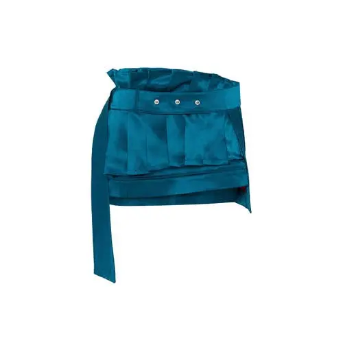PCFG Pure Silk Mini Skirt - Blue Moroccan Blue