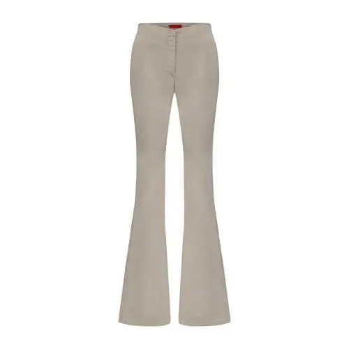 PCFG Linen Blend Woven Pant - Beige-moon Rock