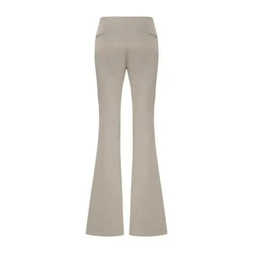 PCFG Linen Blend Shiny Woven Pants - Beige