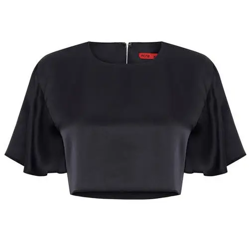 PCFG Pure Silk Oversized Crop Top