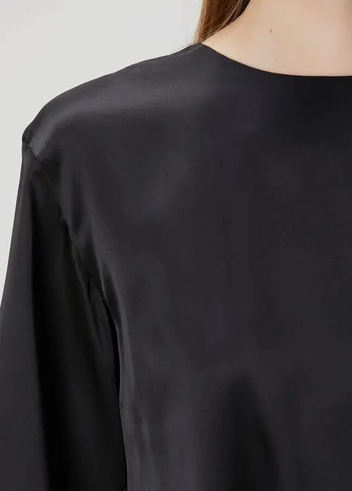 PCFG Pure Silk Oversized Crop Top