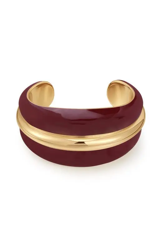RC RETRO CHIC Ostuni Bangle - White & Gold