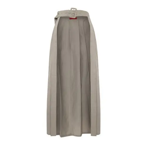 PCFG Linen Blend Woven Skirt