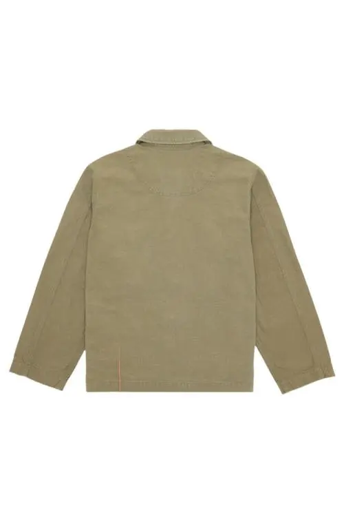 FORTELA Richard Japan Cotton Overshirt - Sage