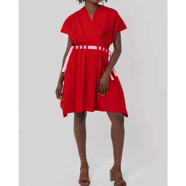 HAVELI Amma Poplin Ribbon Dress