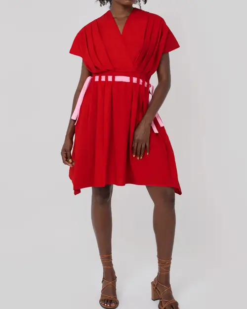 HAVELI Amma Poplin Ribbon Dress