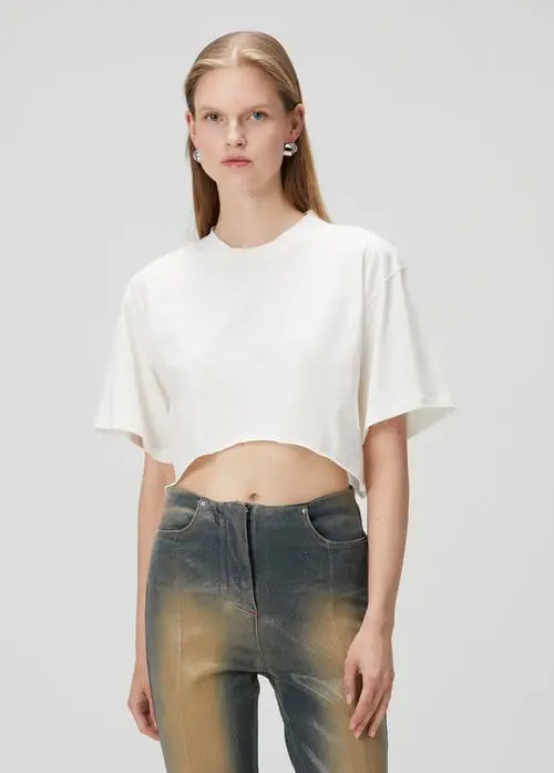 PCFG Pure Cotton Cropped Top
