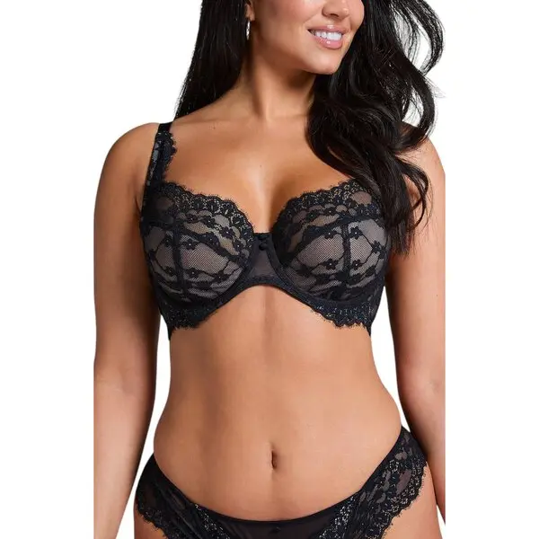 Hunkemoller Daisy Non-padded Underwired Bra - Caviar