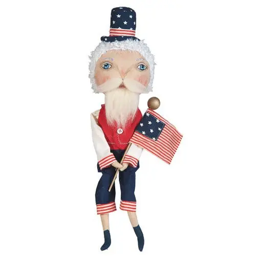 GALLERIE II Samuel Liberty Joe Spencer Gathe Traditions Soft Figurine 15" - Red