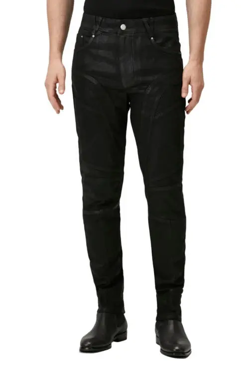 PCFG Pure Cotton Shiny Coated Denim Pants